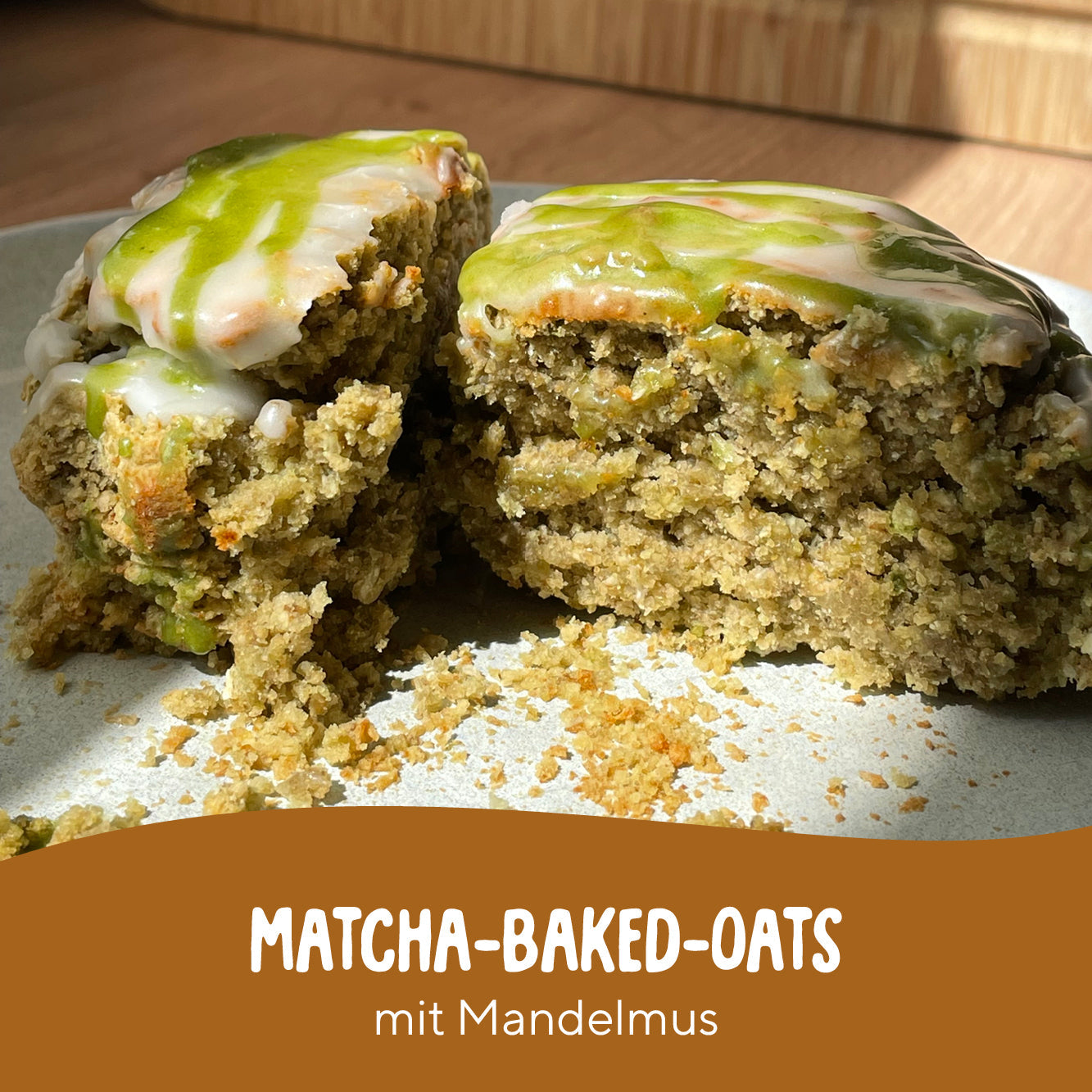 Matcha-Baked-Oats - Naughty Nuts