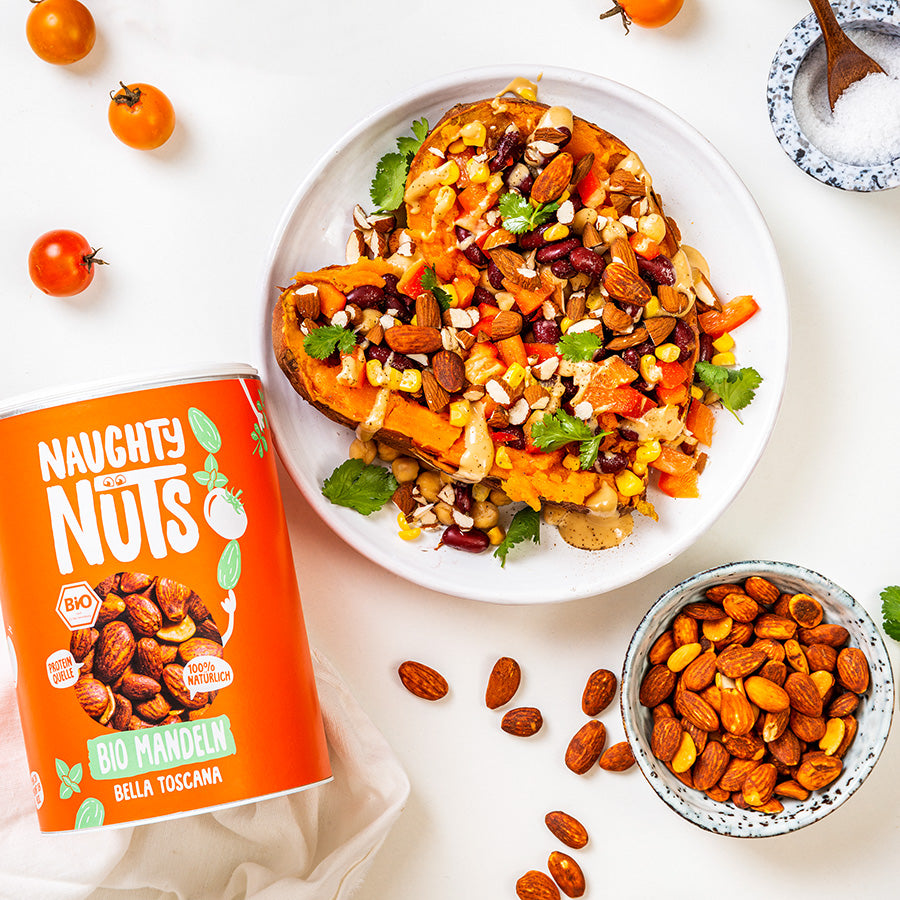 Gefüllte Sweet Potato mit unseren Snacking Nuts Mandel Bella Toscana ...